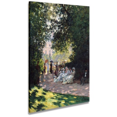 Stampa su Tela "Parigini al Parc Monceau - 1878" - Monet Claude - Artenòr